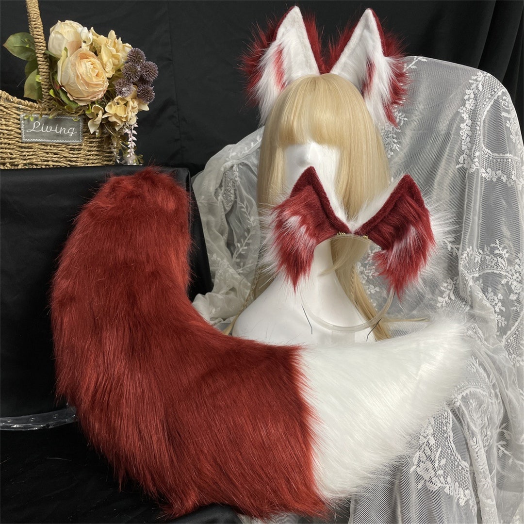 Simulated Beast Ears and Tail Cosplay Dress up Pet Party - Etsy