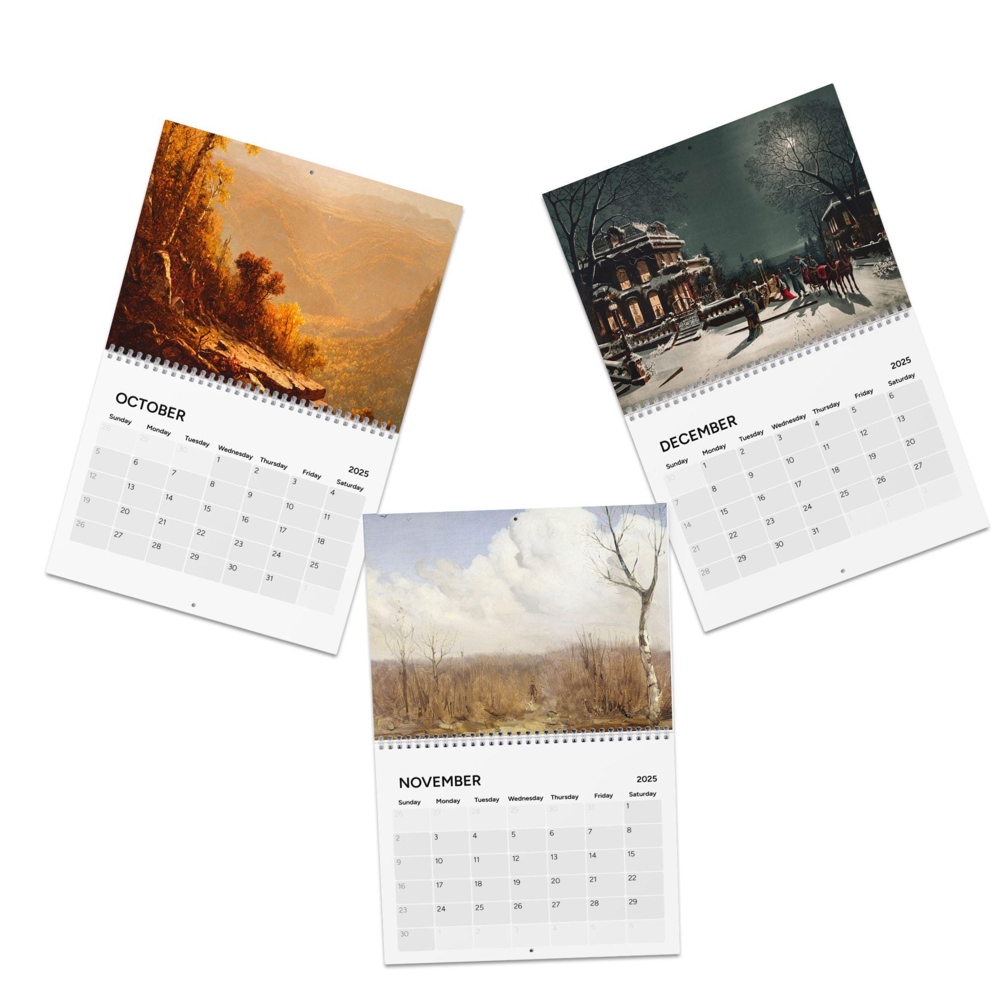 2025 Art Calendar - Famous Paintings by Great Artists | Fine Art Wall ...
