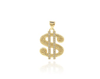 Dollar Sign Necklace - Etsy