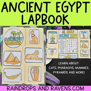 Ancient Egypt Lapbook - All About Ancient Egypt - Interactive Notebook ...