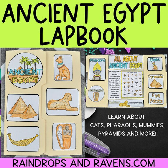 Ancient Egypt Lapbook All About Ancient Egypt Interactive - Etsy