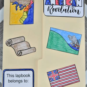 American Revolution Lapbook - Etsy