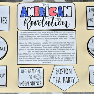American Revolution Lapbook - Etsy
