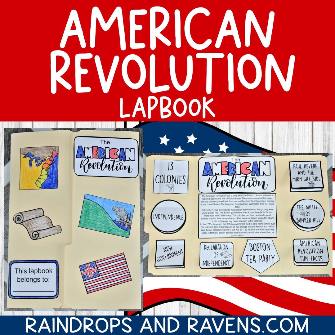 American Revolution Lapbook - Etsy
