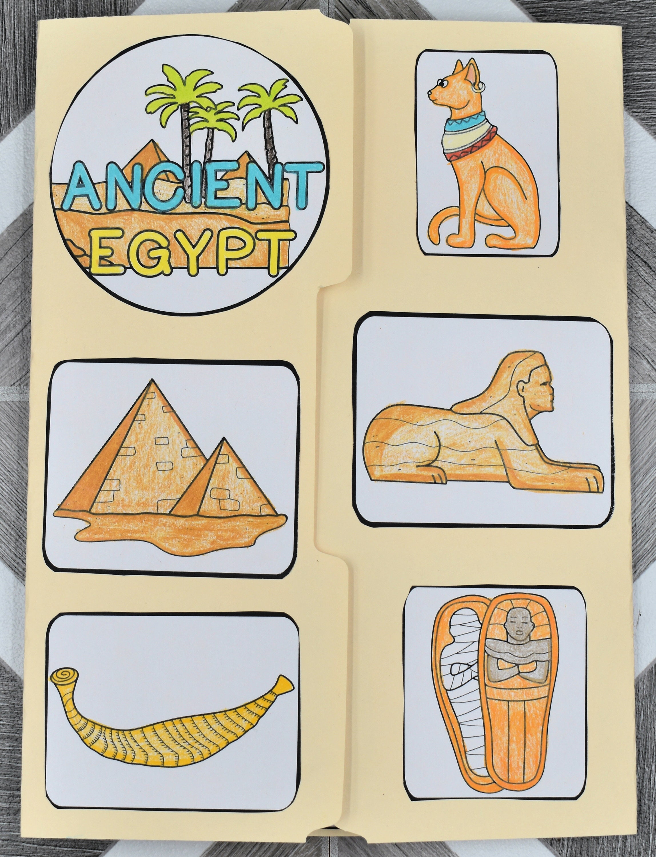 Ancient Egypt Lapbook All About Ancient Egypt Interactive Notebook ...