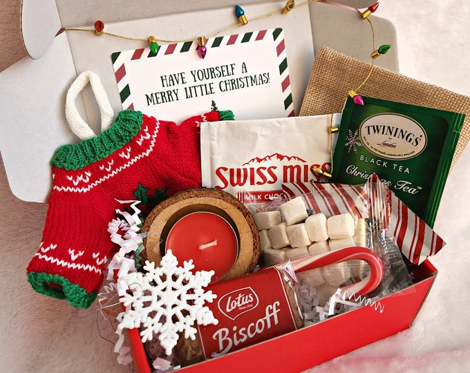 Merry Little Christmas Box | Includes Mini Christmas Sweater and ...