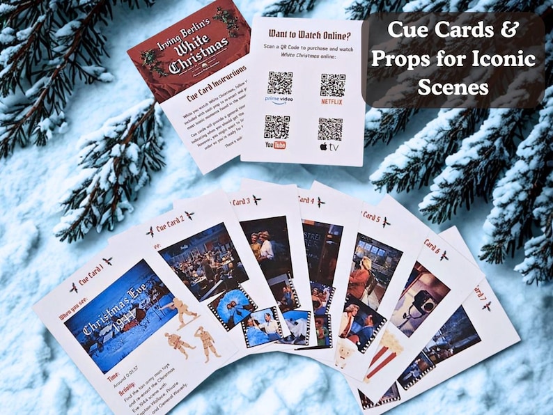 White Christmas Interactive Movie Experience Box - Etsy