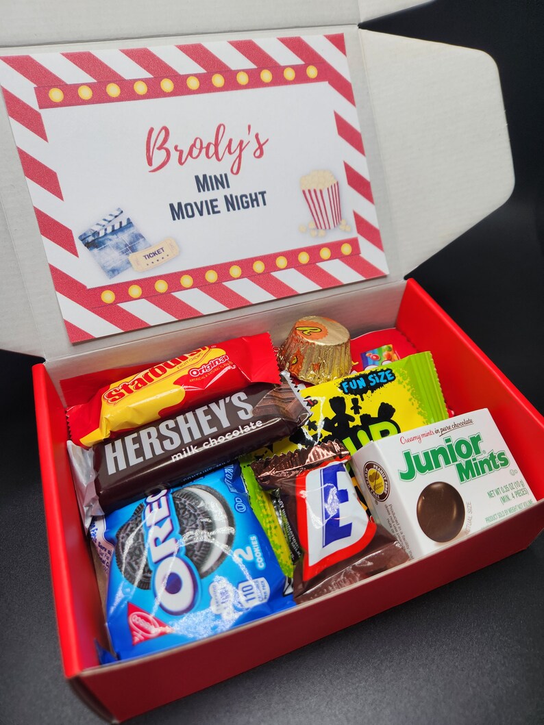 Mini Movie Night Box - Etsy