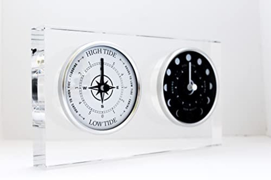 Tide Clock and Moon Clock Together in One Set Know the Tide Cycle and ...