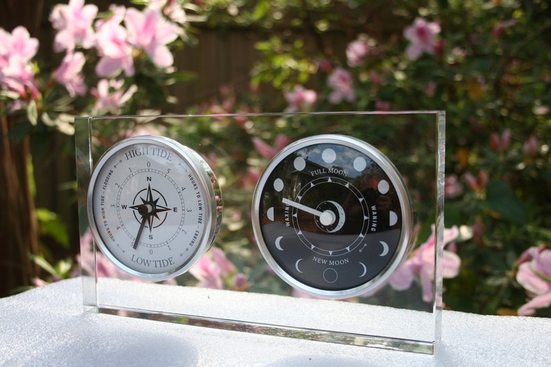 Tide Clock and Moon Clock Together in One Set Know the Tide Cycle and ...
