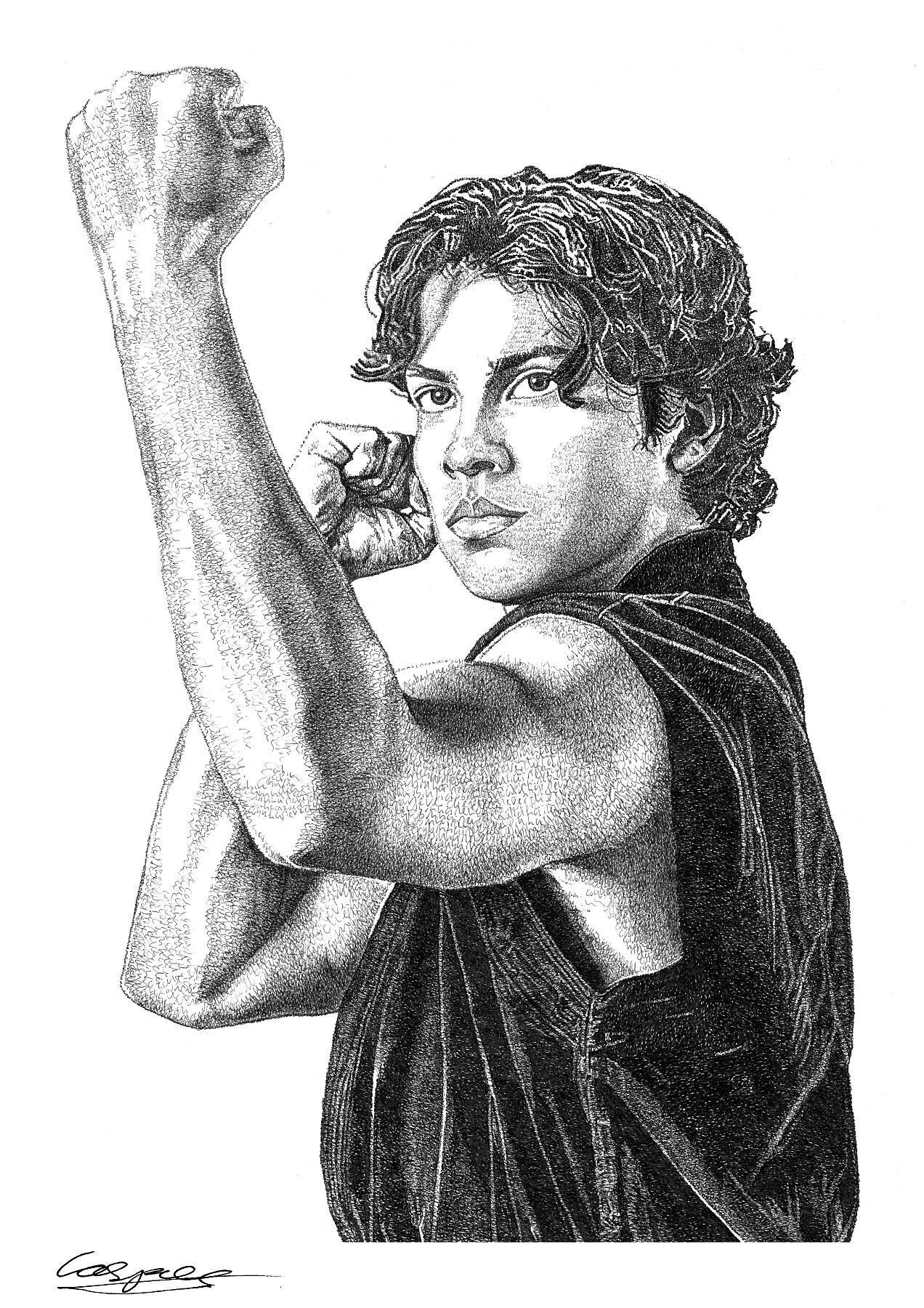 Cobra Kai Miguel Drawing/art made Out of Words - Etsy