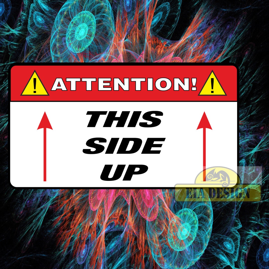 4x4 , Off-road Funny Sticker - This Side Up - Etsy
