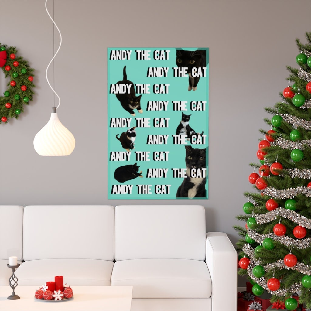 Andy the Cat Poster - Etsy