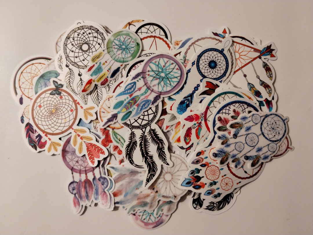 Stickers Dream Catcher Themed Variety 1 Sticker, (event Listing) - Etsy