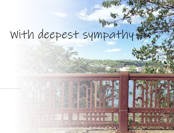 Expressing Sympathy 6 Statements of Support & Sympathy - Etsy