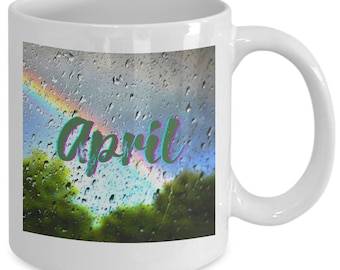 April Girls Are Sunshine Mug. April Gift. April Birthday Gift. April ...