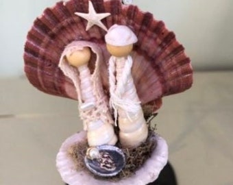 Handmade Seashell Nativity One of a Kind. - Etsy