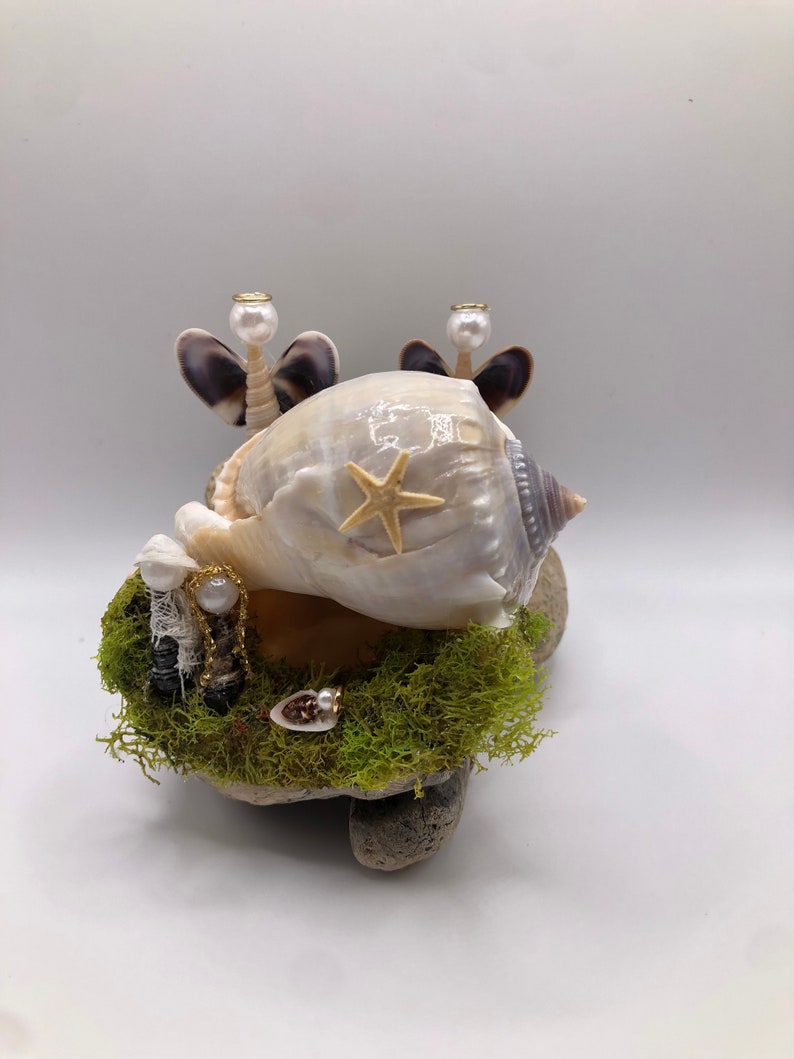 Large Seashell Nativity Made With Driftwood - Etsy