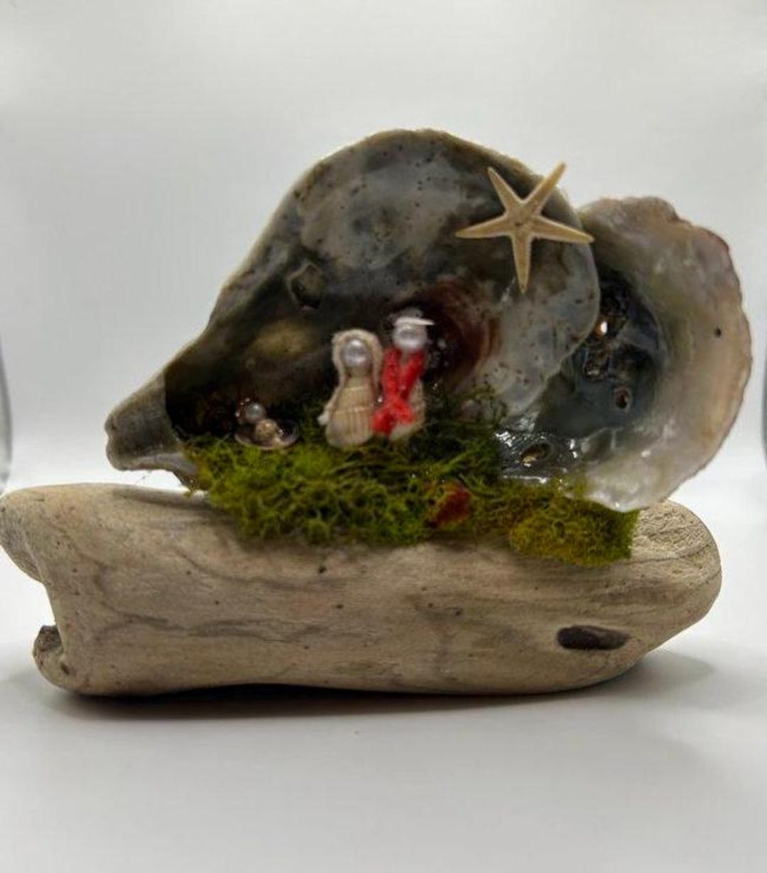 Seashell and Driftwood Nativity - Etsy