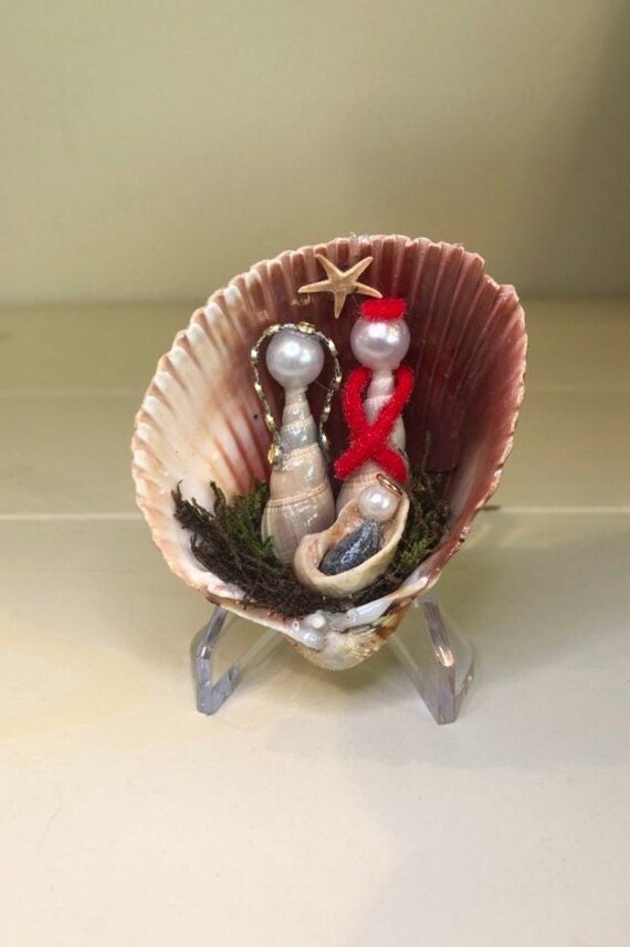 Handmade Seashell Nativity One of a Kind. - Etsy