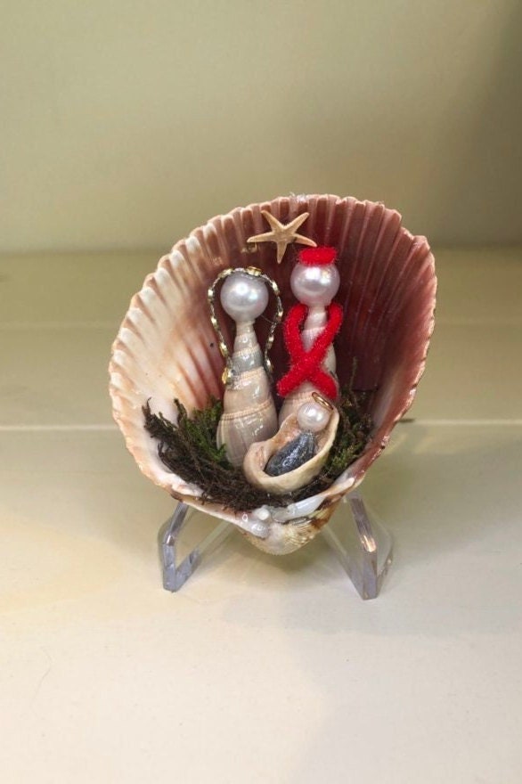 Handmade Seashell Nativity One of a Kind. - Etsy