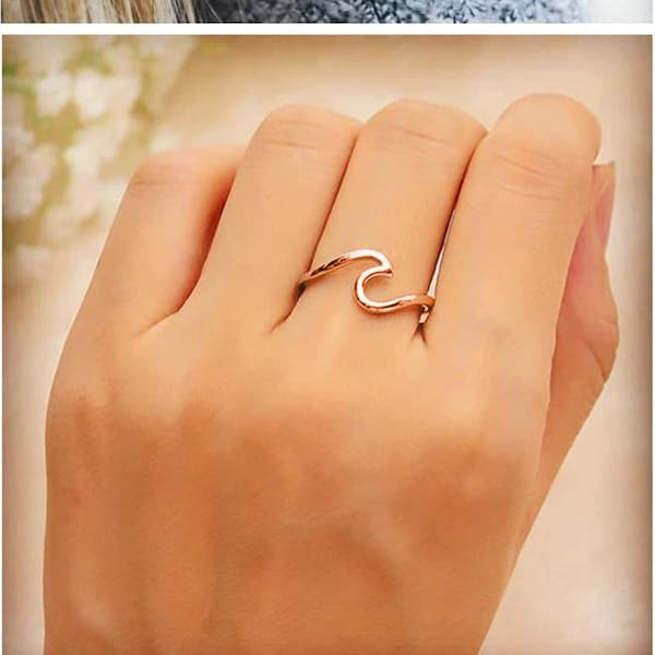Wave Ring - Etsy