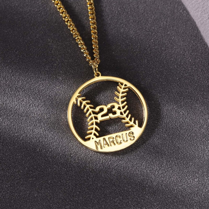 Baseball Mom Necklace - Etsy