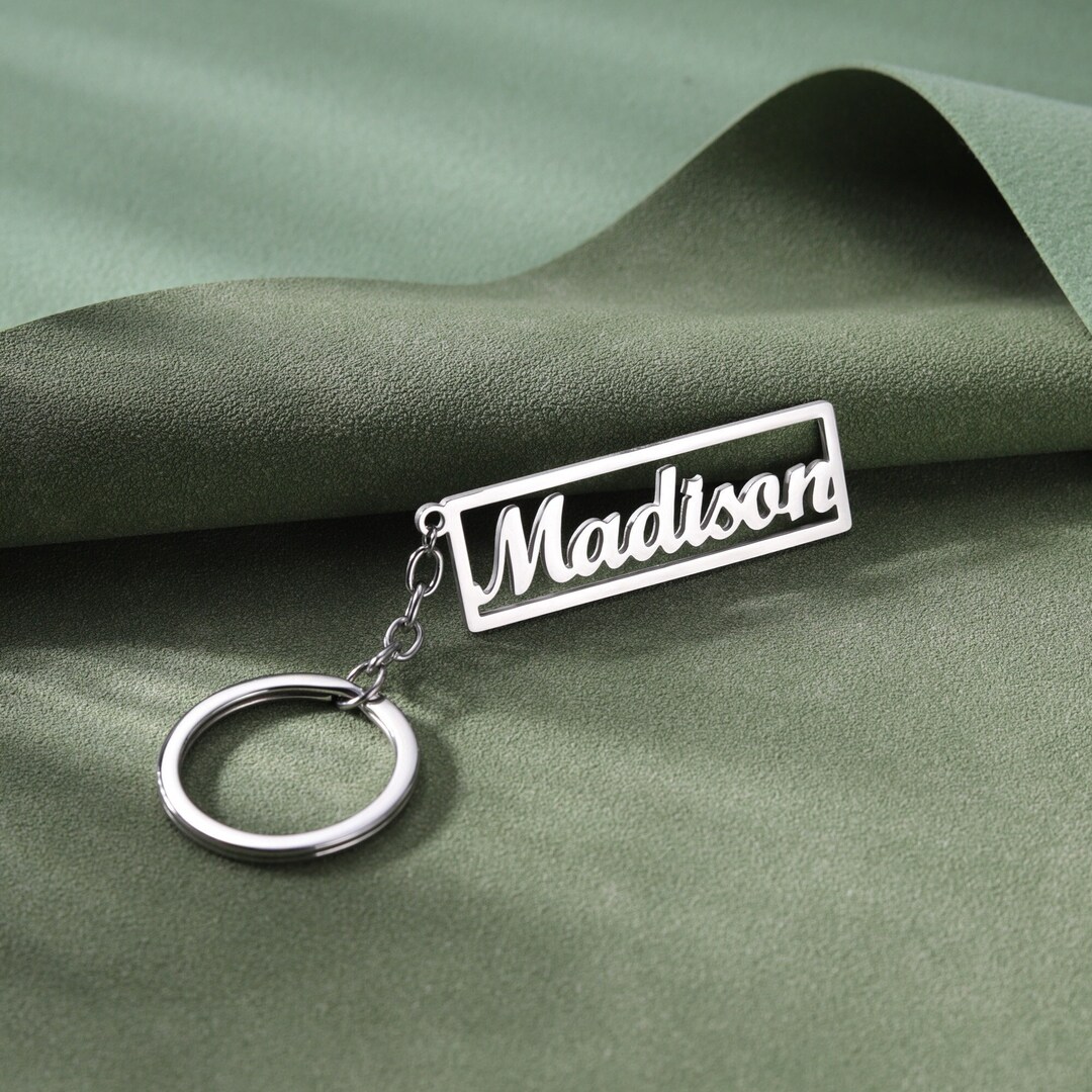 Personalized Name Keychain, Custom Letter Key Chains for Women ...