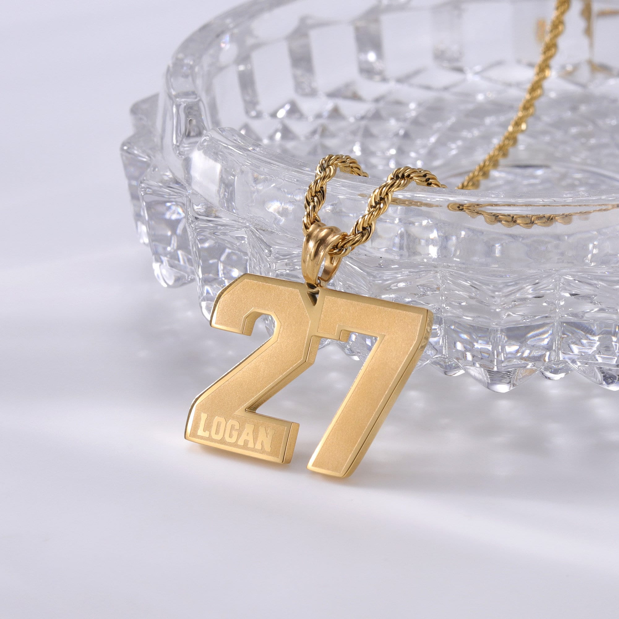 Custom Number Necklace Sport Number Necklace for Men Custom - Etsy