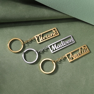 Personalized Name Keychain, Custom Letter Key Chains for Women ...