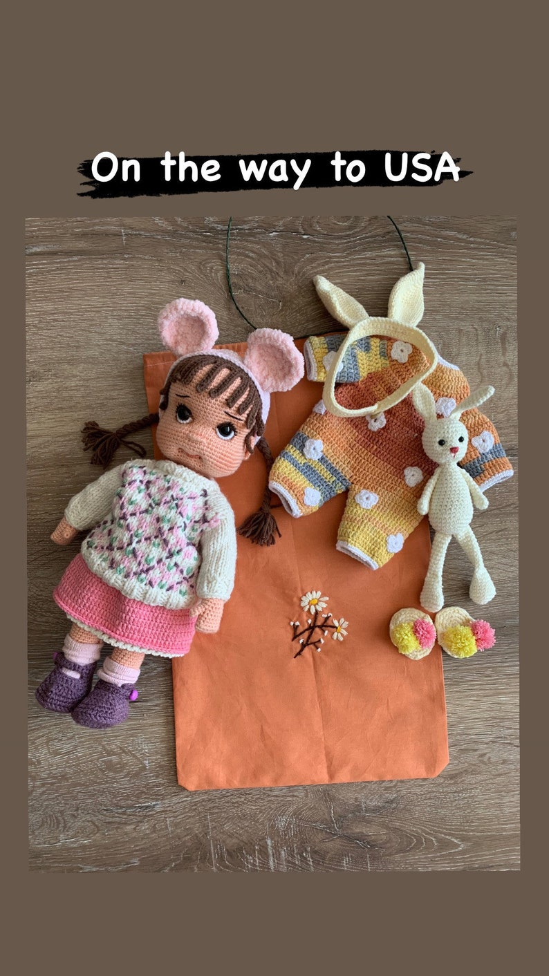 Little Emily Pdf and Video Tutorial Doll Crochet Pattern by Ncl.karaca ...