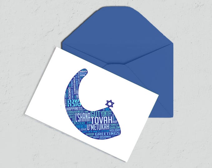 4 Shana Tovah Folded Coloring Greeting Cards-haleluya Faith Menorah ...