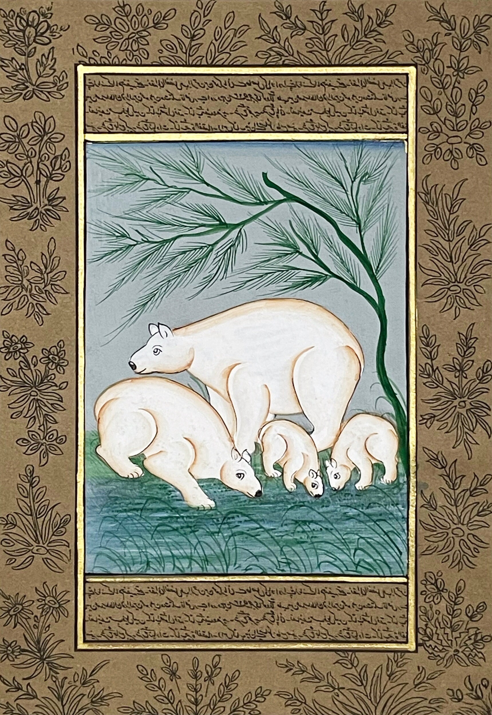 Miniature Painting Set of 6 Handmade Miniature Painting on - Etsy