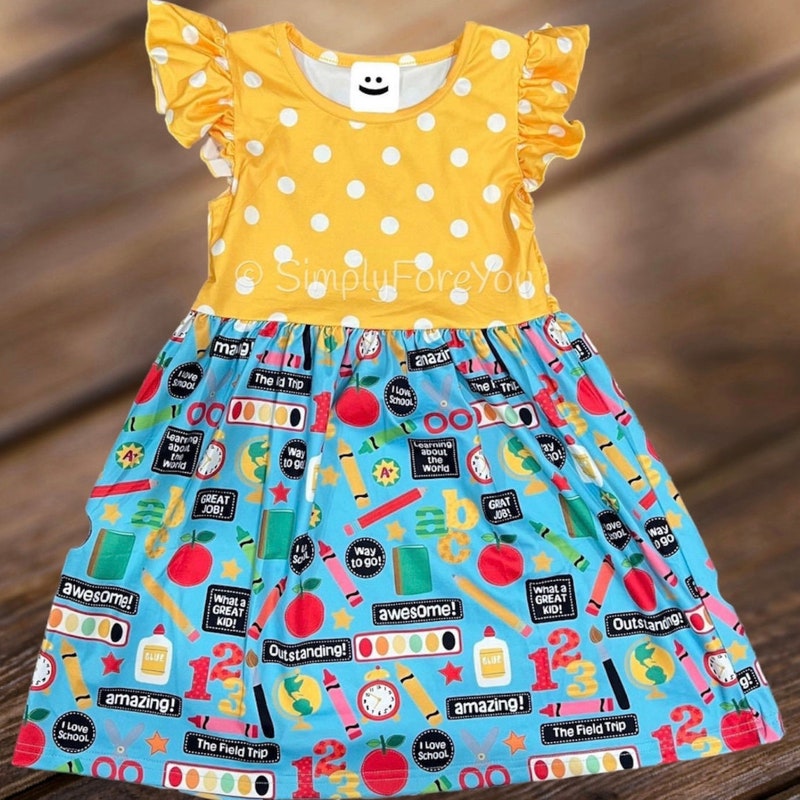 Back to School Dress - Etsy