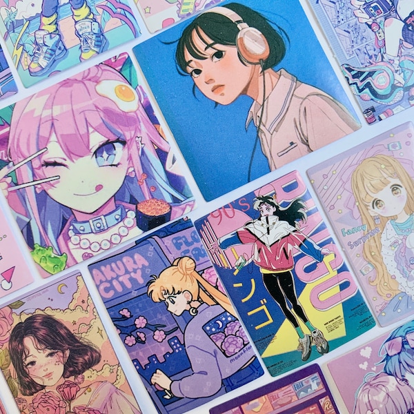 Anime Sticker Pack - Etsy