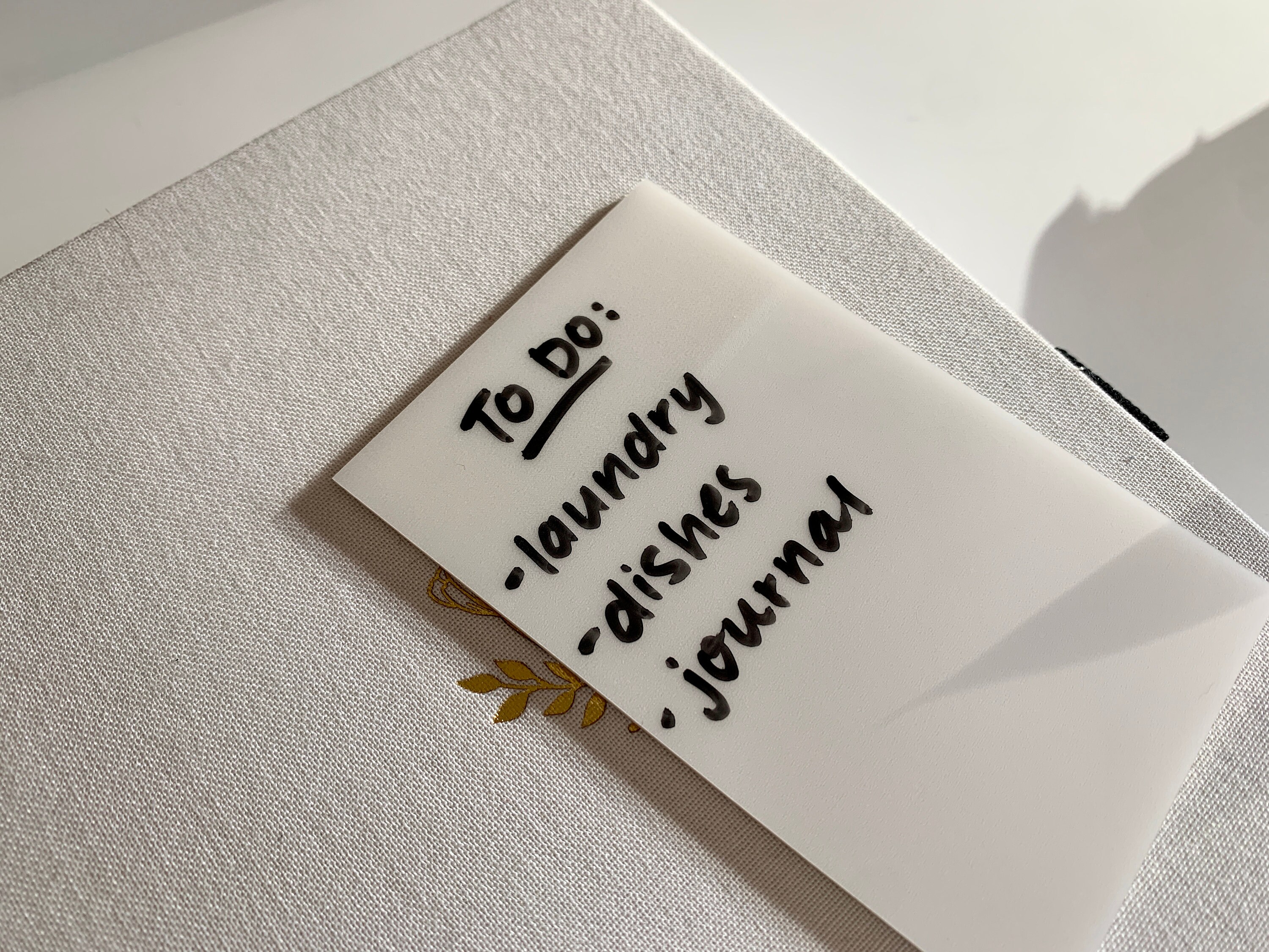 Transparent Clear Sticky Note Pack / 50 Sheets Rectangle Pad - Etsy Canada