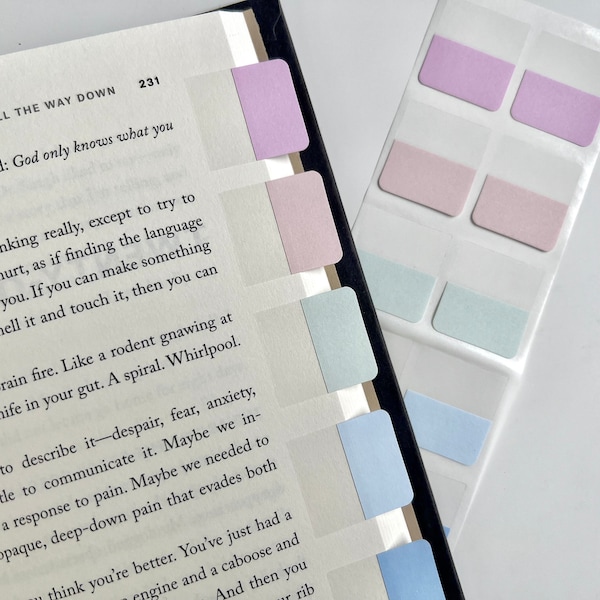 Pastel Sticky Note Book - Etsy