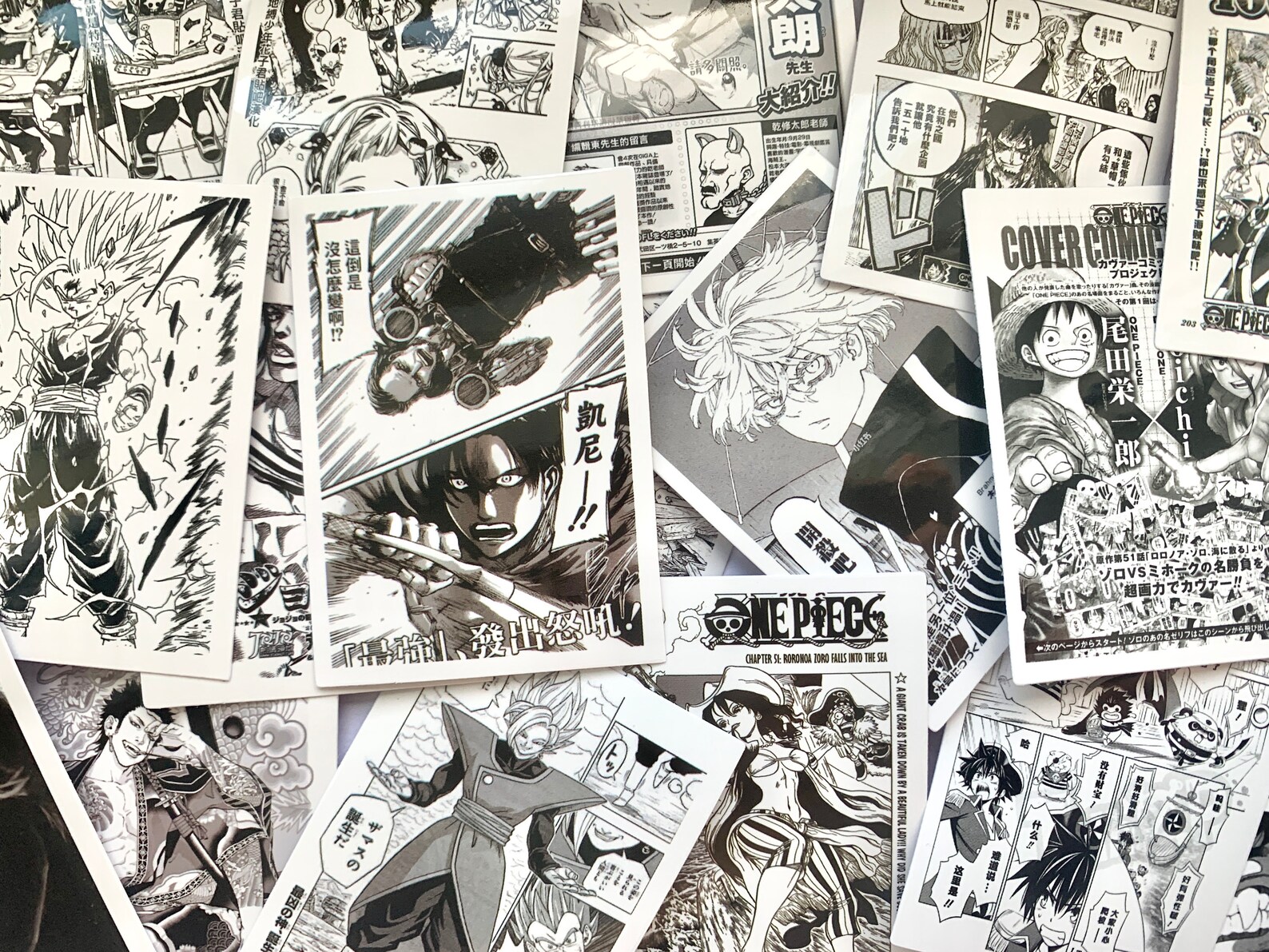20 Random Anime Manga Sticker Pack / Glossy Poster Graffiti - Etsy