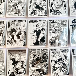 20 Random Anime Manga Sticker Pack / Glossy Poster Graffiti Black and ...