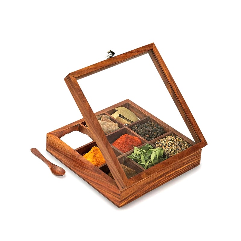 Indian Spice Box - Etsy
