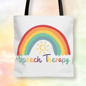 Speech Therapy PNG Sublimation Rainbow for Speech Therapist PNG SLP ...