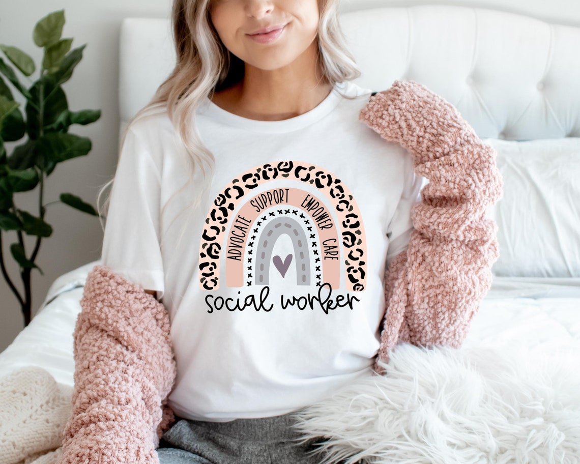 Social Worker Inspirational Rainbow PNG Sublimation File - Etsy