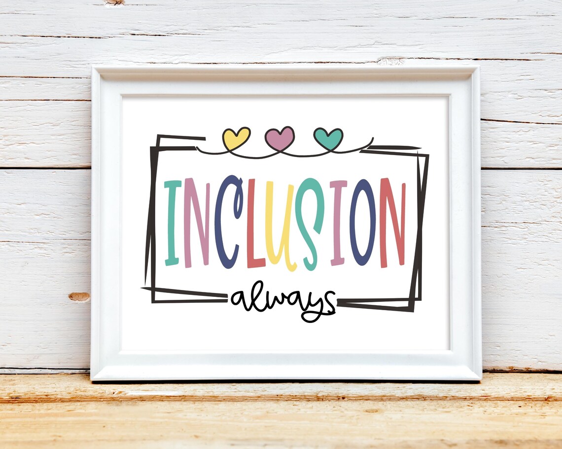 Inclusion Always PNG Special Education PNG Design Autism - Etsy