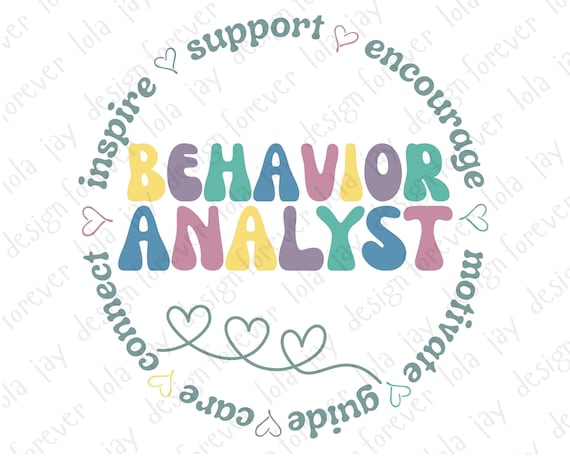 Behavior Analyst PNG Sublimation Retro Inspirational Png | Etsy