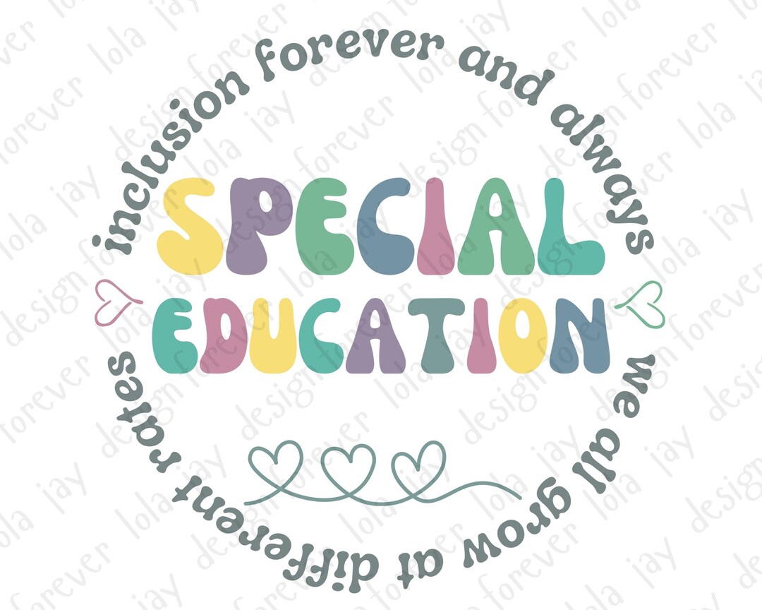 Special Education Teacher PNG Sublimation SPED Png Download Inclusion ...