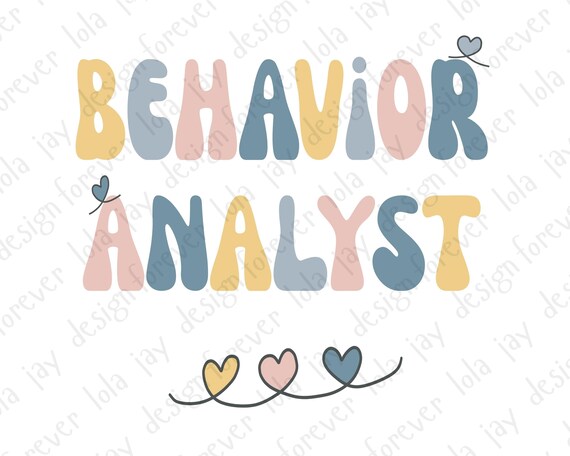 Behavior Analyst PNG Sublimation Retro Heart Design Png - Etsy