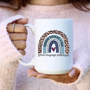 Speech Language Pathologist PNG Sublimation, SLP Boho Rainbow ...