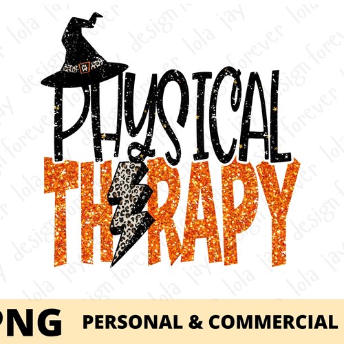 Halloween Physical Therapy Design Digital Download PNG File - Etsy