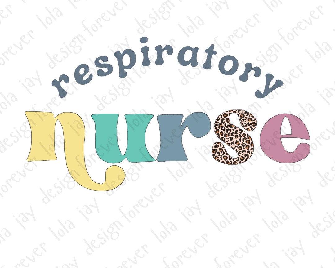 Respiratory Nurse Png Sublimation Nurse Retro Leopard Design Nurse Png ...