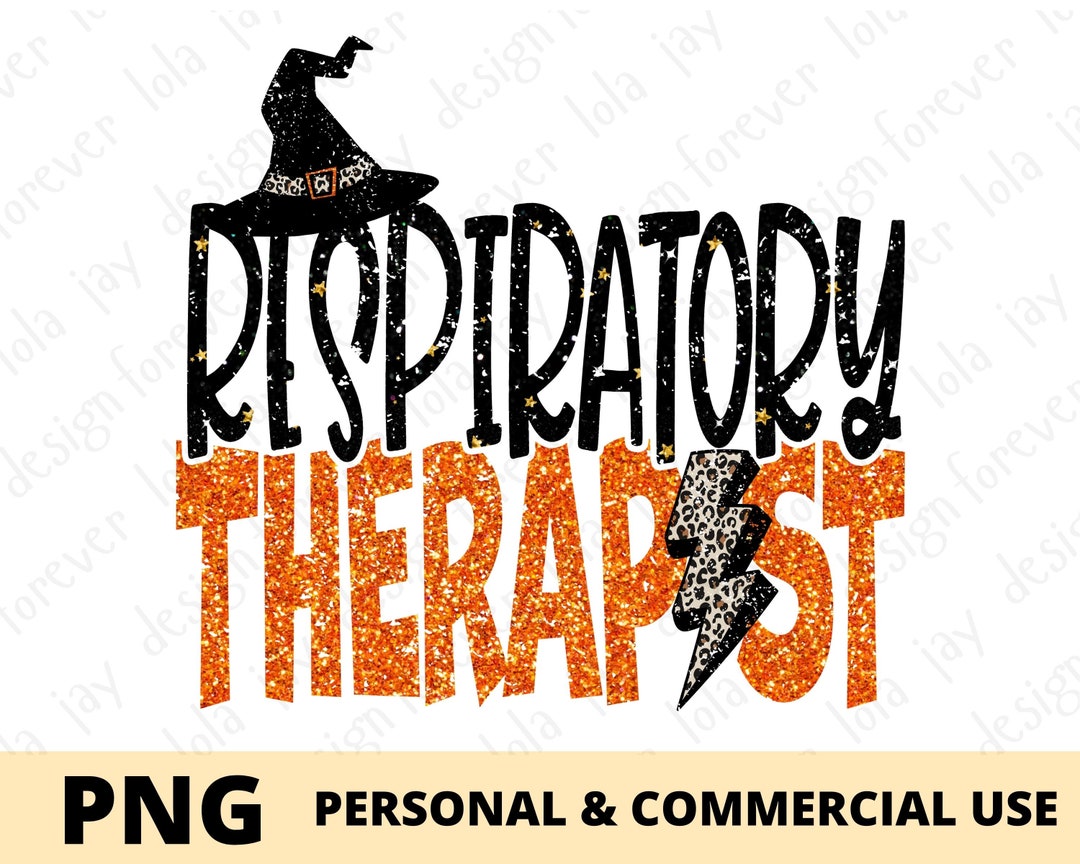 Respiratory Therapist Halloween Png Sublimation, Respiratory Therapy ...